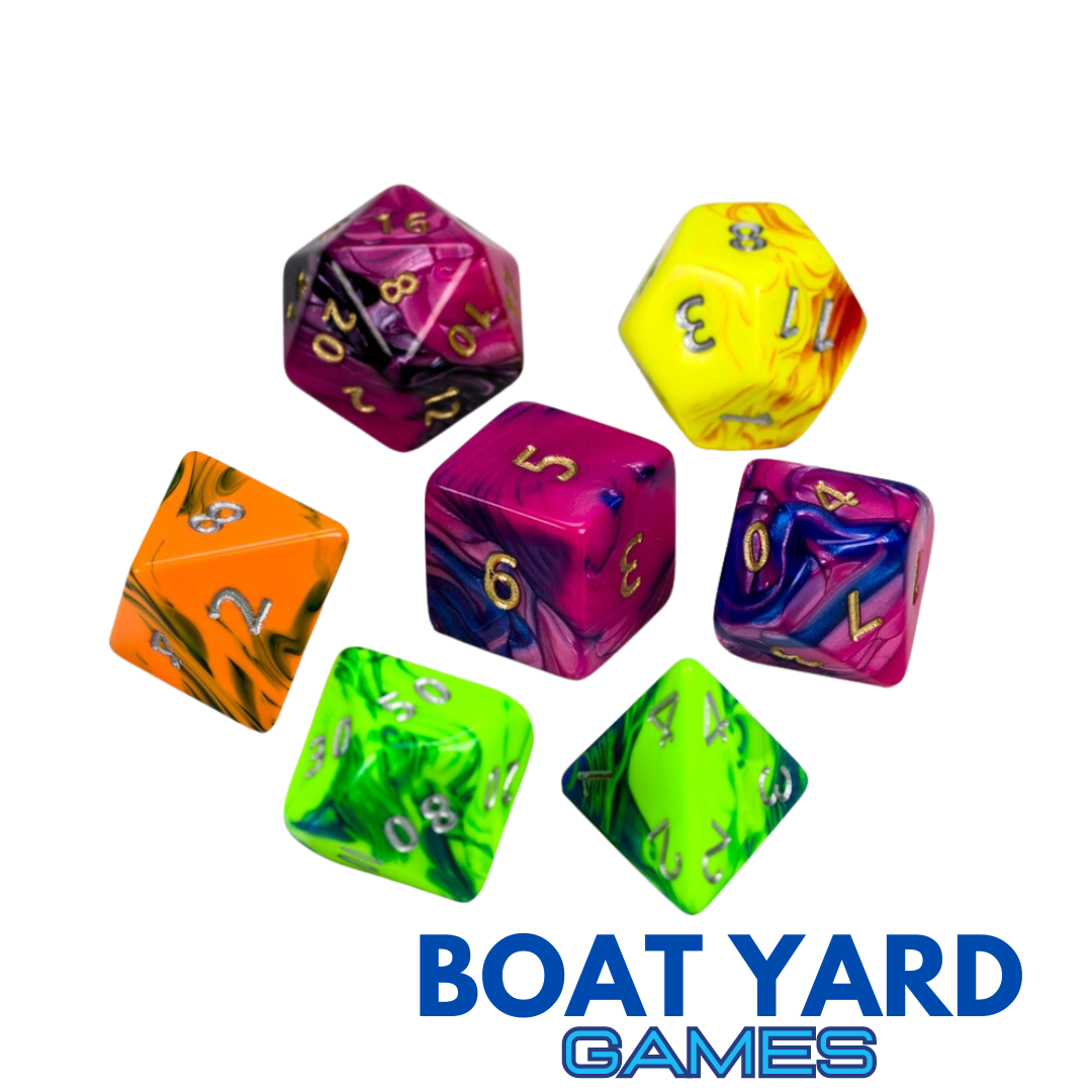 Toxic Jumbo Poly Dice – Boat Yard Games